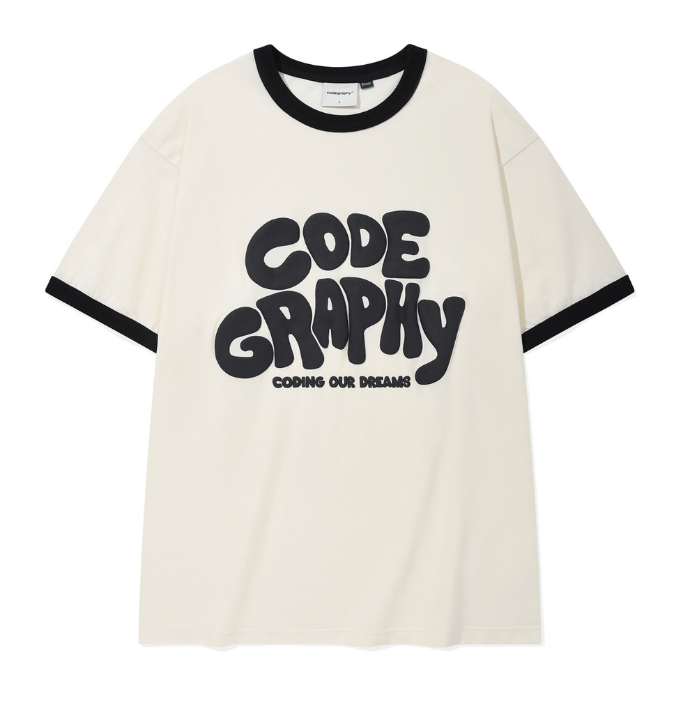 CODEGRAPHY JELLY Logo Ringer Short Sleeve T-Shirt CBEUUTS032A – codegraphy